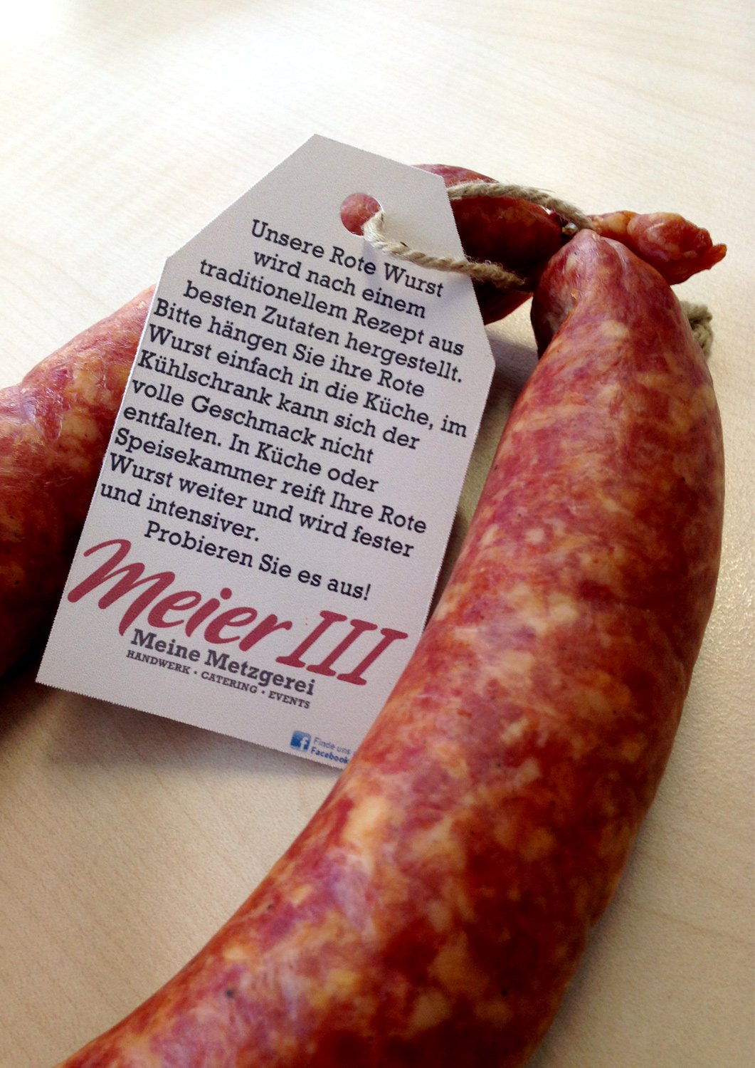 Meiers traditionelle Rote Wurst ⋆ Meier III GmbH